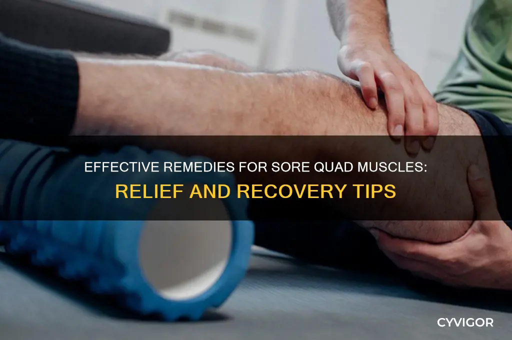 Effective Remedies For Sore Quad Muscles: Relief And Recovery Tips ...