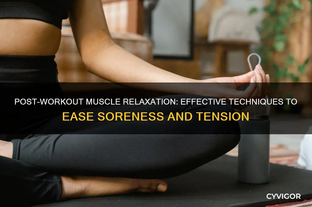 Post-Workout Muscle Relaxation: Effective Techniques To Ease Soreness ...