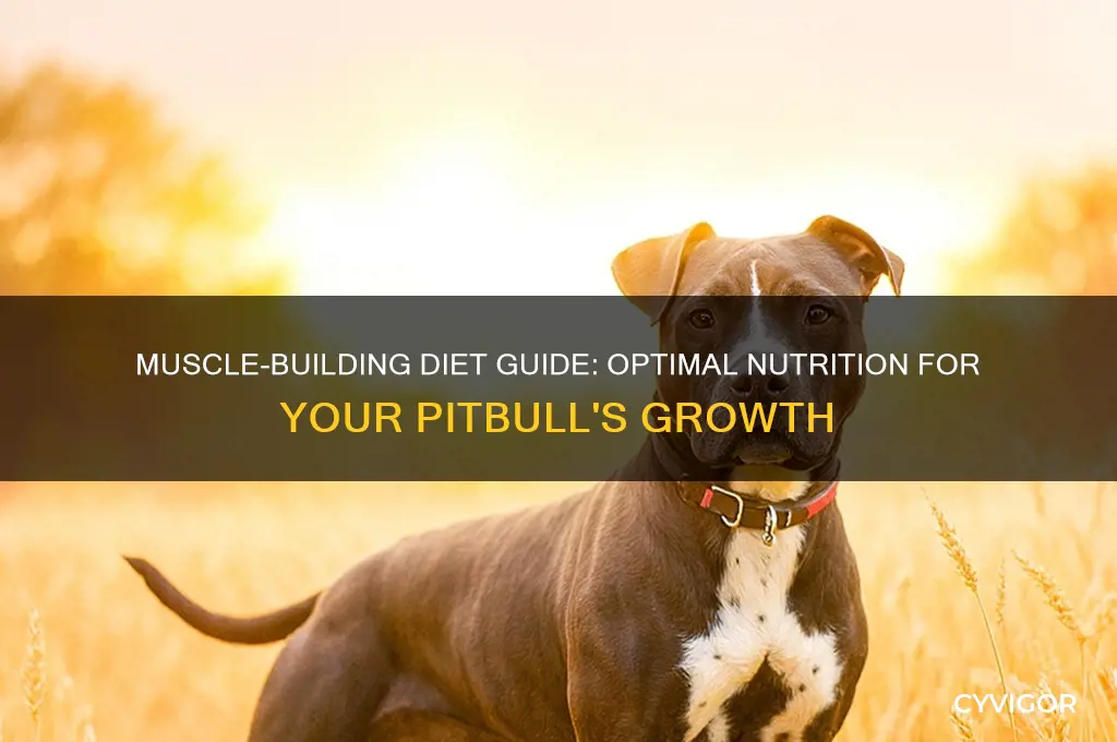 Muscle-Building Diet Guide: Optimal Nutrition For Your Pitbull's Growth ...