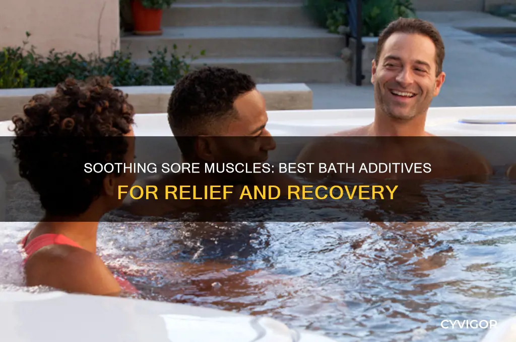 Soothing Sore Muscles: Best Bath Additives For Relief And Recovery ...