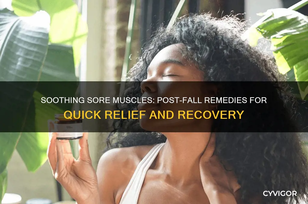 Soothing Sore Muscles: Post-Fall Remedies For Quick Relief And Recovery ...