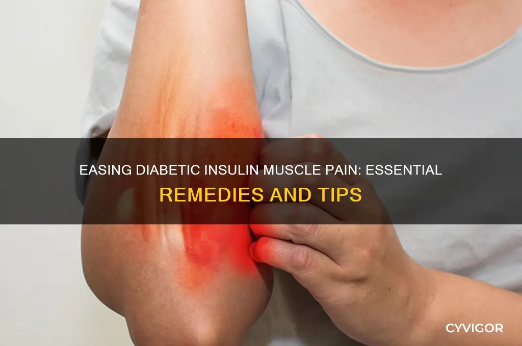 Easing Diabetic Insulin Muscle Pain: Essential Remedies And Tips | CyVigor