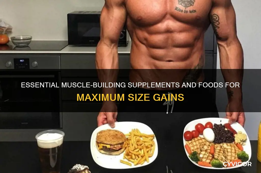 Essential Muscle-Building Supplements And Foods For Maximum Size Gains ...