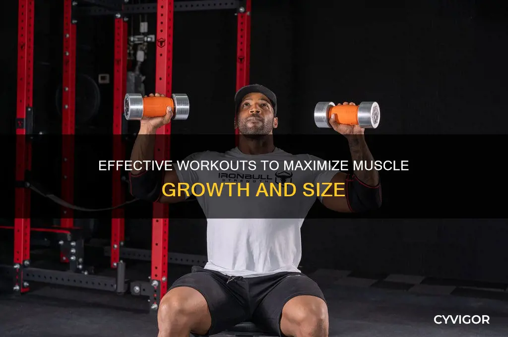 Effective Workouts To Maximize Muscle Growth And Size | CyVigor
