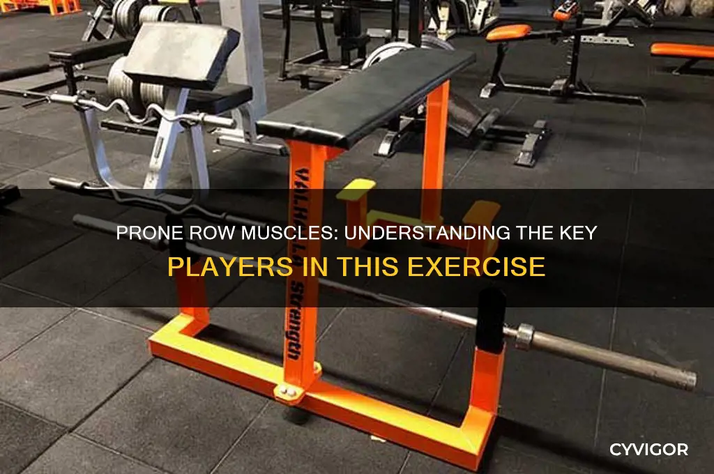 Prone Row Muscles: Understanding The Key Players In This Exercise | CyVigor