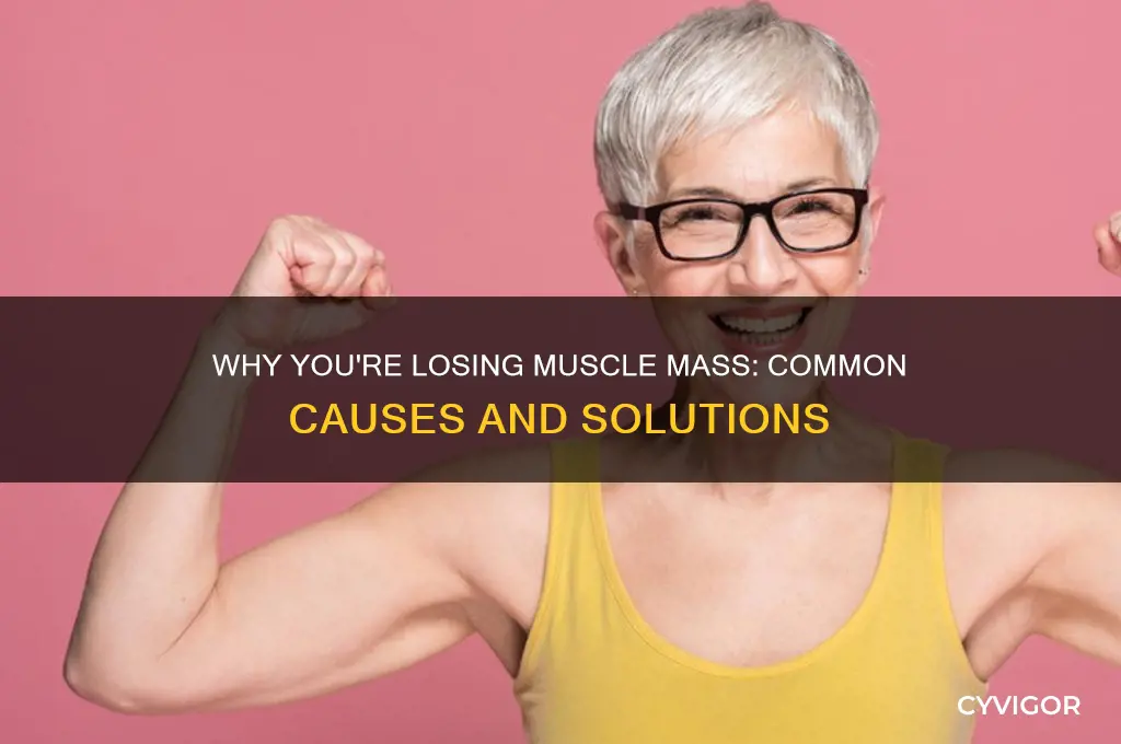 Why You're Losing Muscle Mass: Common Causes And Solutions | CyVigor