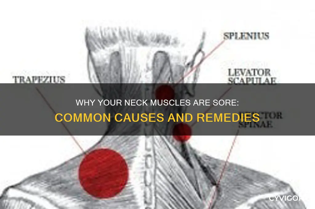 Why Your Neck Muscles Are Sore: Common Causes And Remedies | CyVigor
