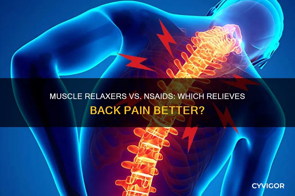 Muscle Relaxers Vs. Nsaids: Which Relieves Back Pain Better? | CyVigor