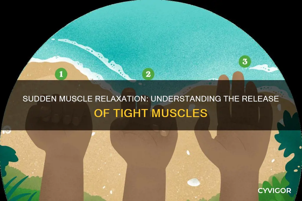 Sudden Muscle Relaxation: Understanding The Release Of Tight Muscles ...