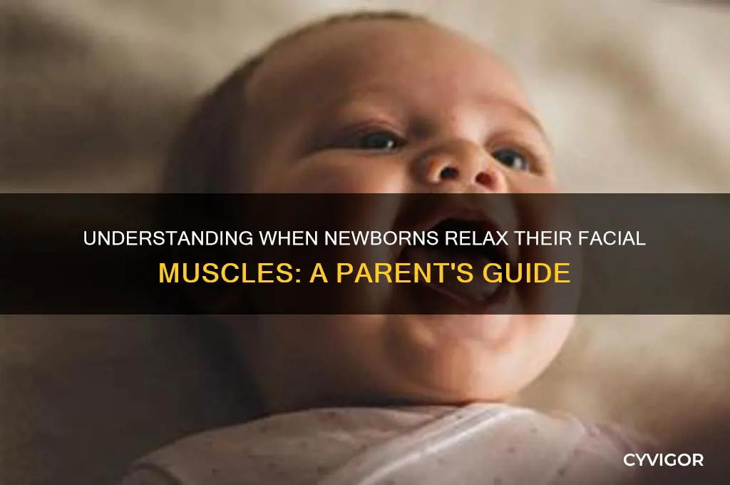Understanding When Newborns Relax Their Facial Muscles: A Parent's ...