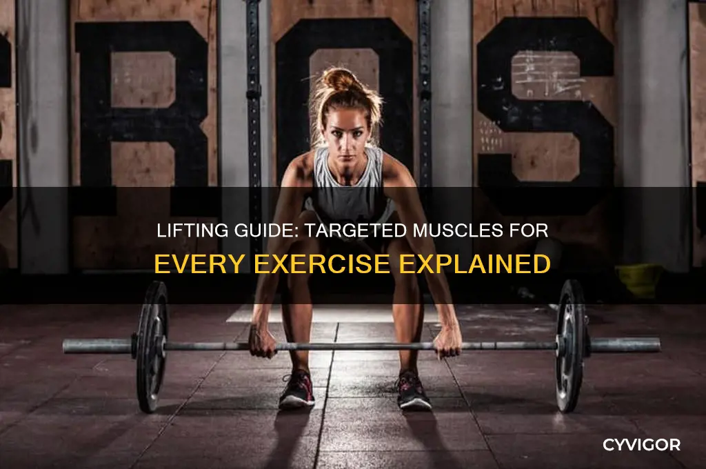 Lifting Guide: Targeted Muscles For Every Exercise Explained | CyVigor