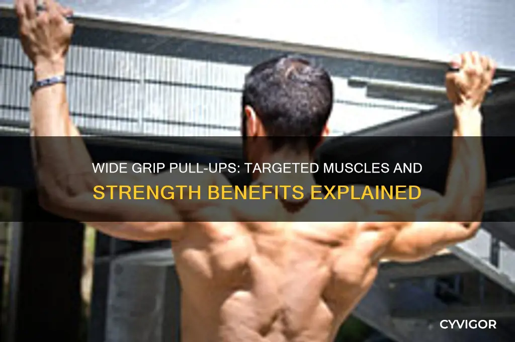 Wide Grip Pull-Ups: Targeted Muscles And Strength Benefits Explained ...