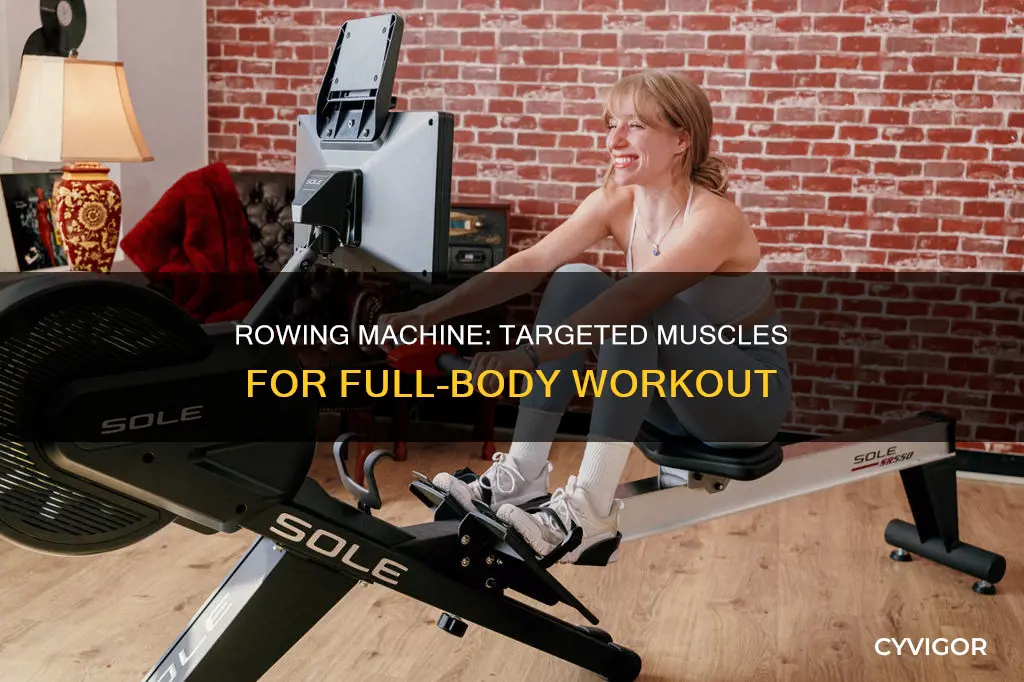 Rowing Machine: Targeted Muscles For Full-Body Workout | CyVigor