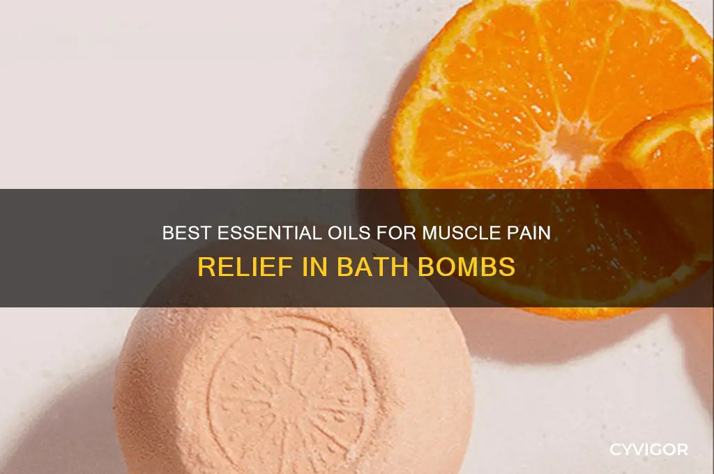 Best Essential Oils For Muscle Pain Relief In Bath Bombs | CyVigor