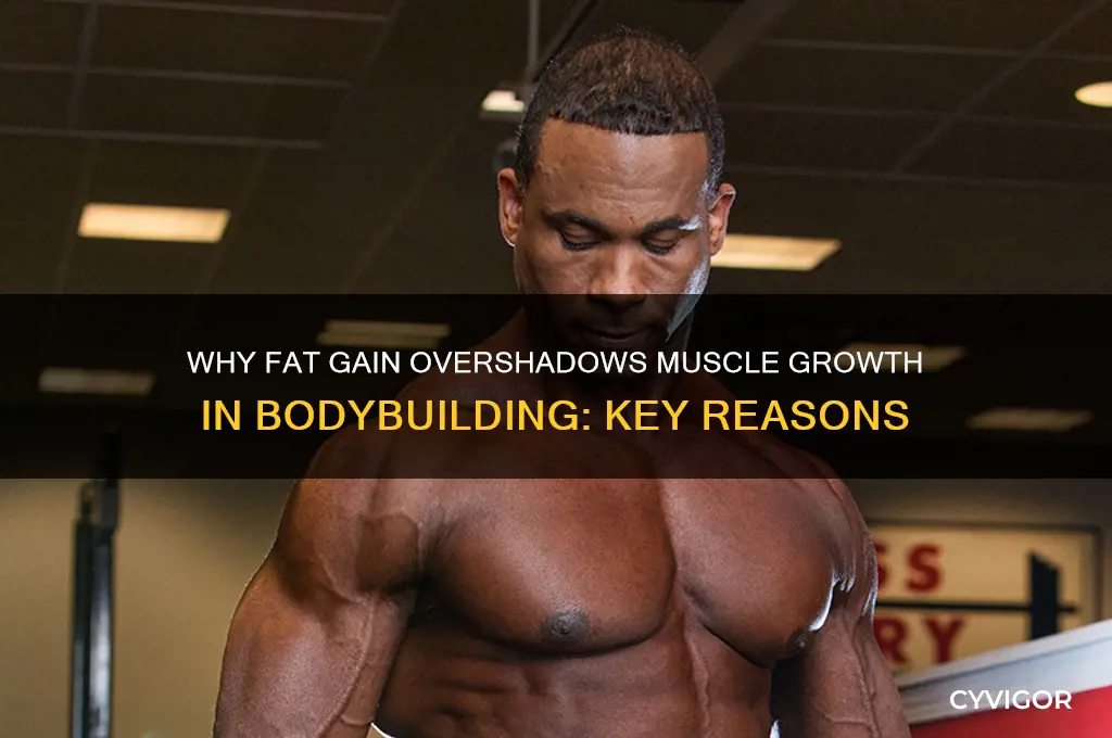 Why Fat Gain Overshadows Muscle Growth In Bodybuilding: Key Reasons ...