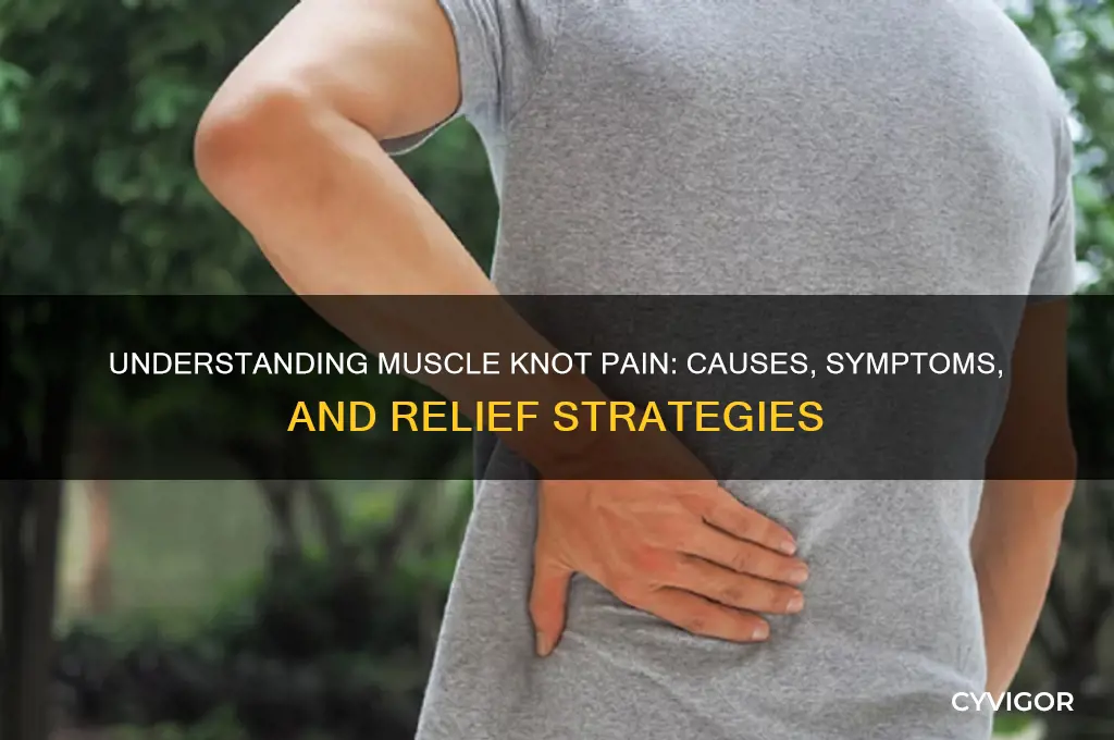 Understanding Muscle Knot Pain: Causes, Symptoms, And Relief Strategies ...