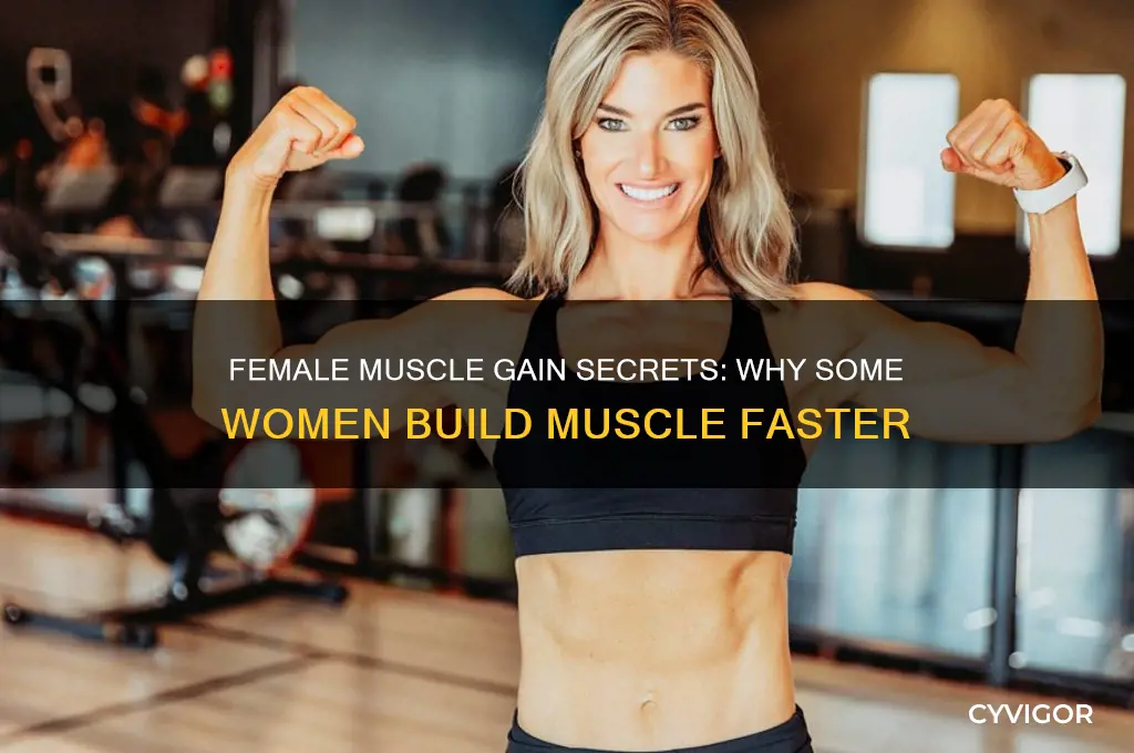 Female Muscle Gain Secrets: Why Some Women Build Muscle Faster | CyVigor