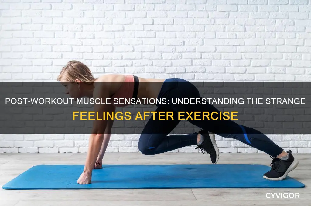 Post-Workout Muscle Sensations: Understanding The Strange Feelings ...