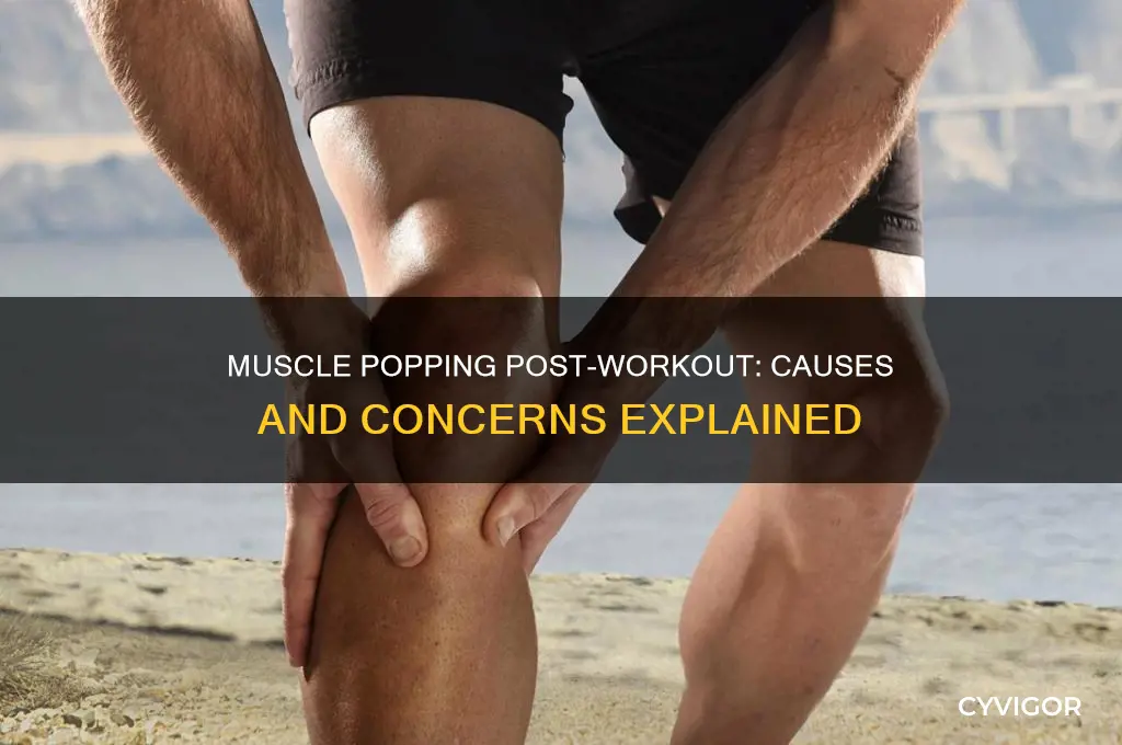 Muscle Popping Post-Workout: Causes And Concerns Explained | CyVigor