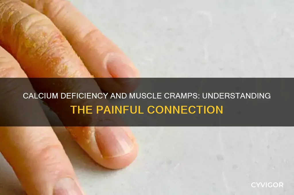 Calcium Deficiency And Muscle Cramps: Understanding The Painful ...