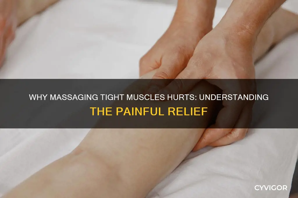 Why Massaging Tight Muscles Hurts: Understanding The Painful Relief ...