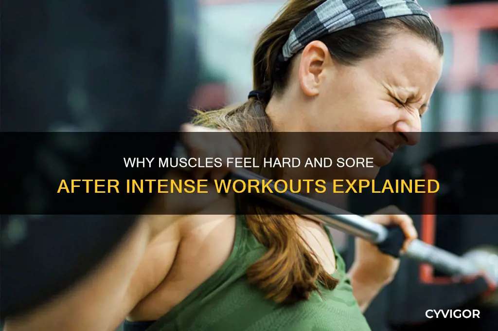 Why Muscles Feel Hard And Sore After Intense Workouts Explained | CyVigor