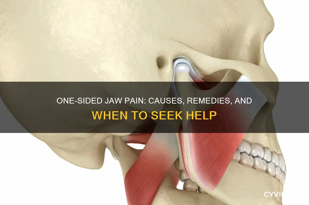 One-Sided Jaw Pain: Causes, Remedies, And When To Seek Help | CyVigor