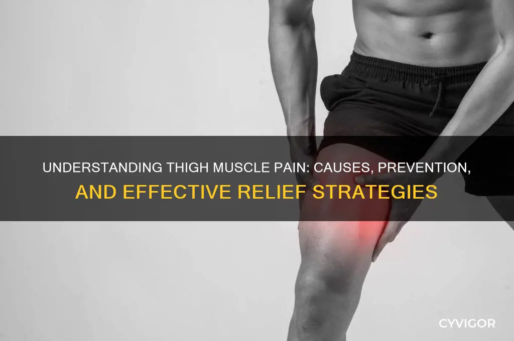 Understanding Thigh Muscle Pain: Causes, Prevention, And Effective ...