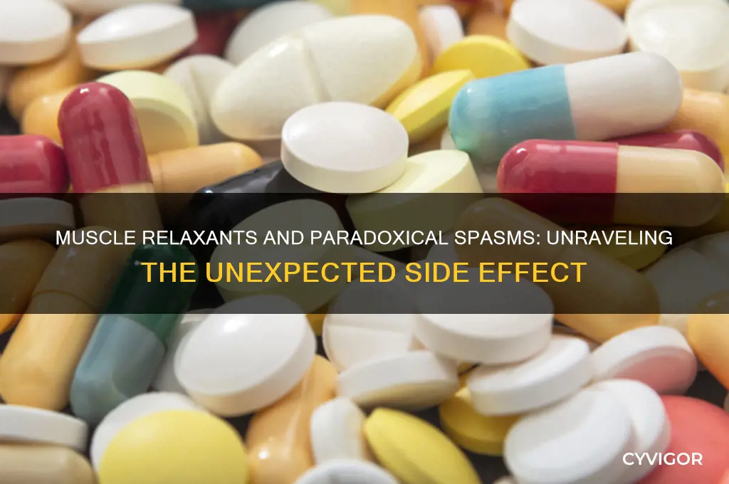 Muscle Relaxants And Paradoxical Spasms: Unraveling The Unexpected Side ...