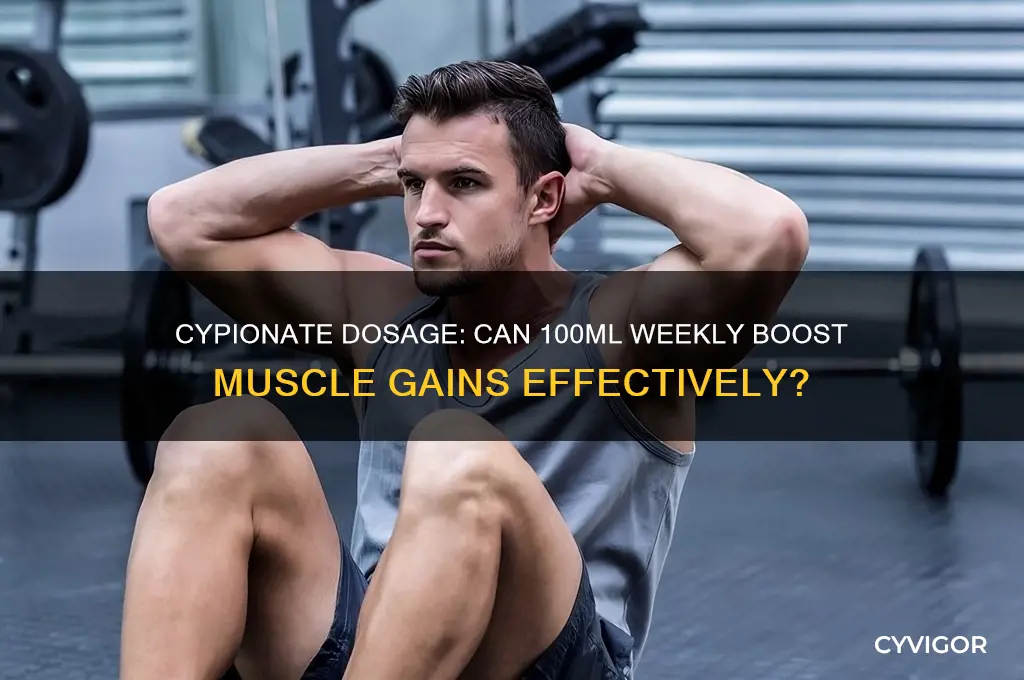 Cypionate Dosage: Can 100Ml Weekly Boost Muscle Gains Effectively ...