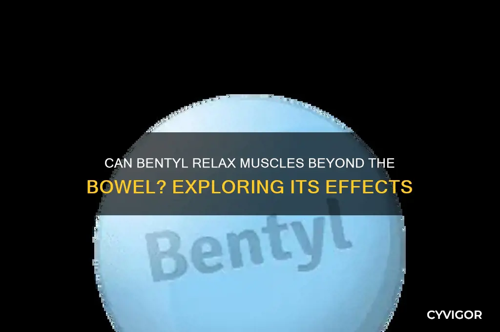 Can Bentyl Relax Muscles Beyond The Bowel? Exploring Its Effects | CyVigor