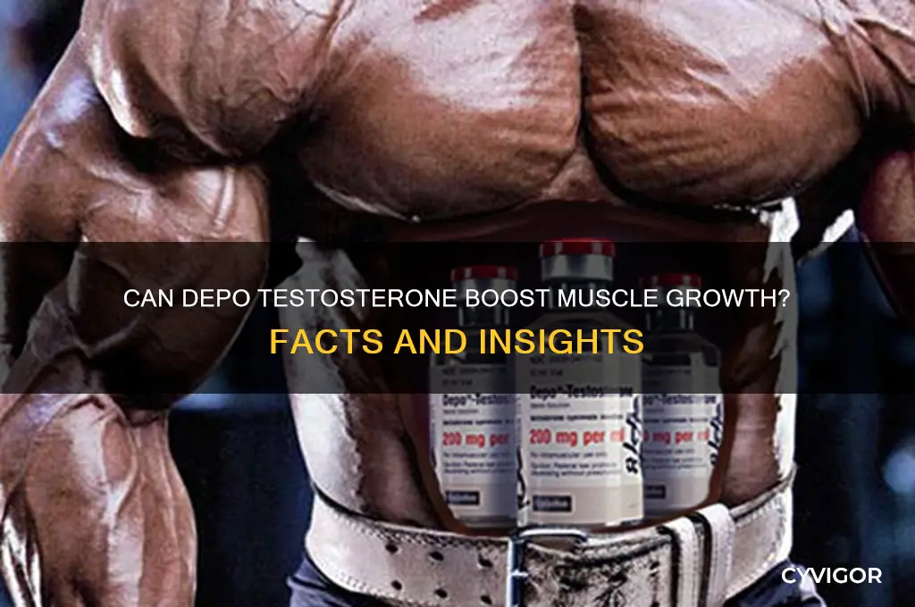 Can Depo Testosterone Boost Muscle Growth? Facts And Insights | CyVigor