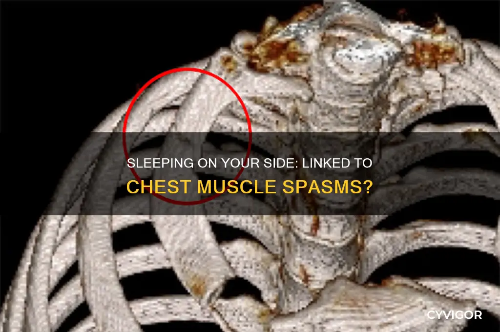 Sleeping On Your Side: Linked To Chest Muscle Spasms? | CyVigor