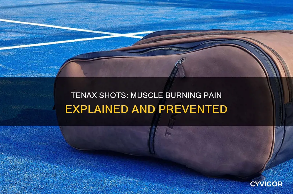 Tenax Shots: Muscle Burning Pain Explained And Prevented | CyVigor
