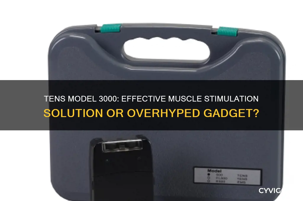 Tens Model 3000: Effective Muscle Stimulation Solution Or Overhyped ...