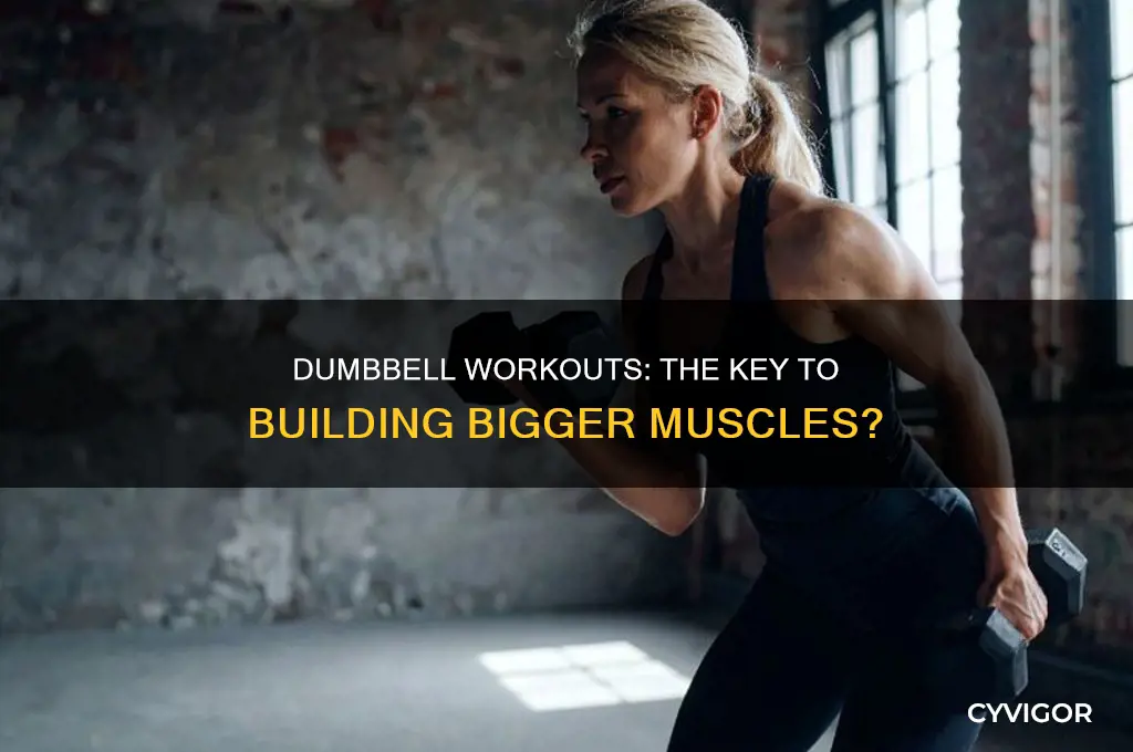 Dumbbell Workouts: The Key To Building Bigger Muscles? | CyVigor